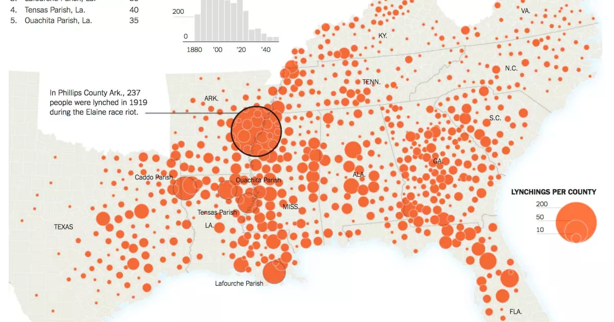 History of Lynchings in the South Documents Nearly 4,000 Names | The ...